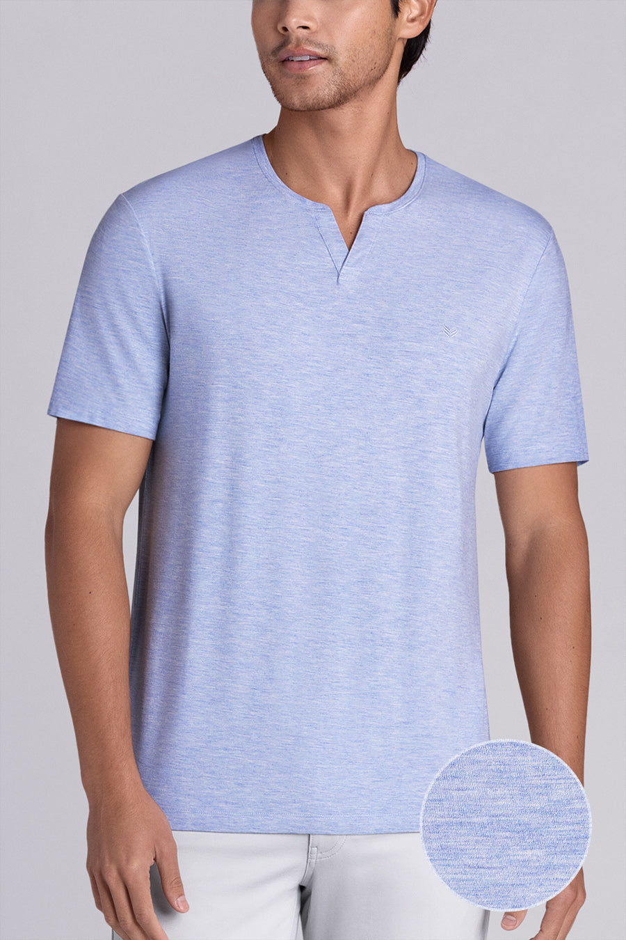 Infallible In Sky Blue Heather – Buttercloth